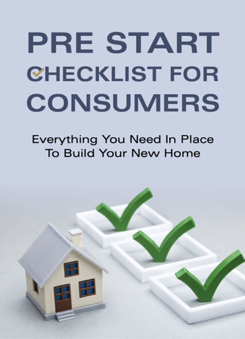 Pre-Start Checklist For Consumers | WA Construct